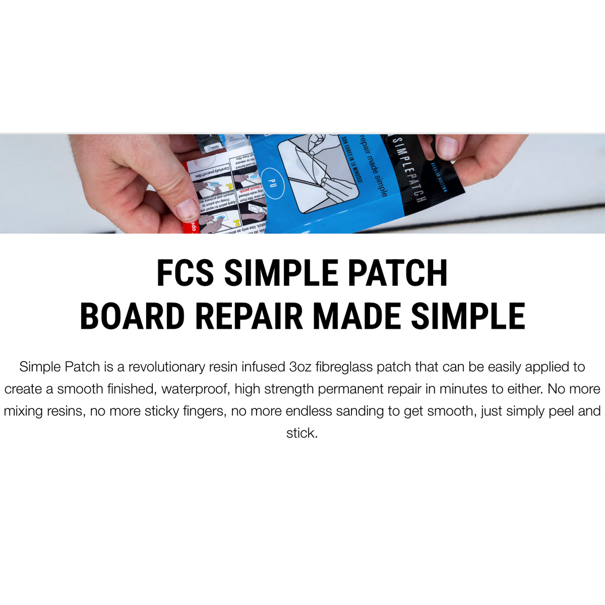 FCS Simple Patch Repair Kit - Epoxy – Surf Ontario