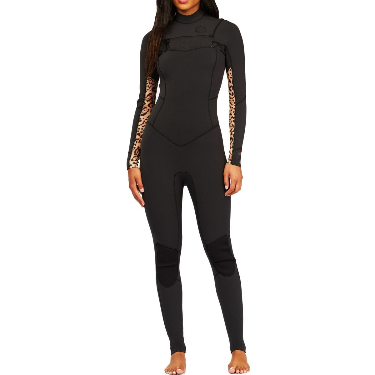 3/2 Women's Billabong Salty Dayz Natural GBS Chest Zip Wetsuit - Black ...