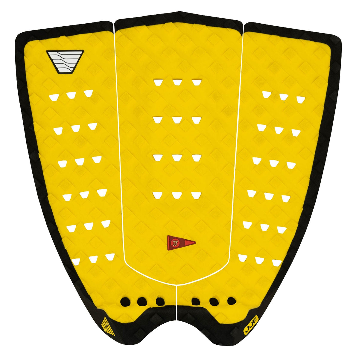 Deck pads - Veia - JJF Round Tail Pro Pad - Yellow Night – Surf Ontario