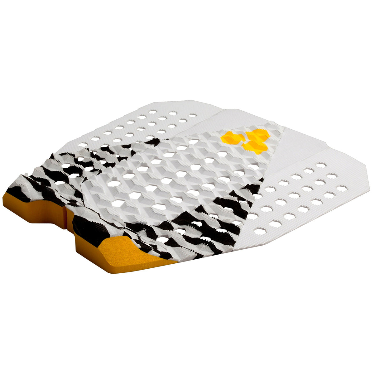 Deck pads - Channel Islands FLUX 3PC FLAT TAIL PAD - White Tiger – Surf ...