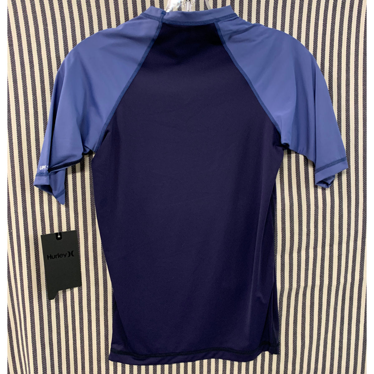 Mens Rashies Hurley One And Only Short Sleeve Rash Obsidian Surf Ontario