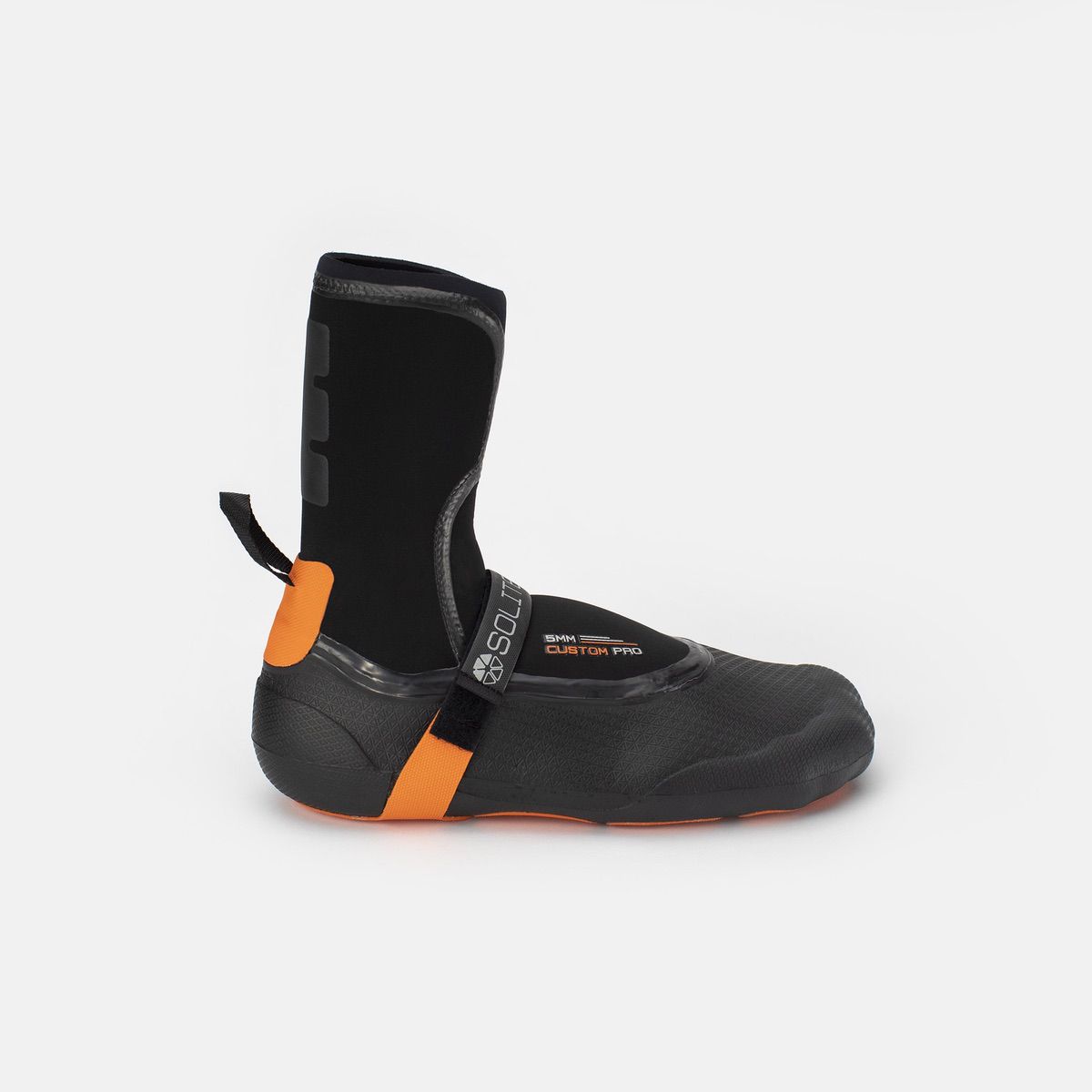 Booties 5mm SOLITE Custom Pro (Black/Orange) - Includes Heat Booster S ...