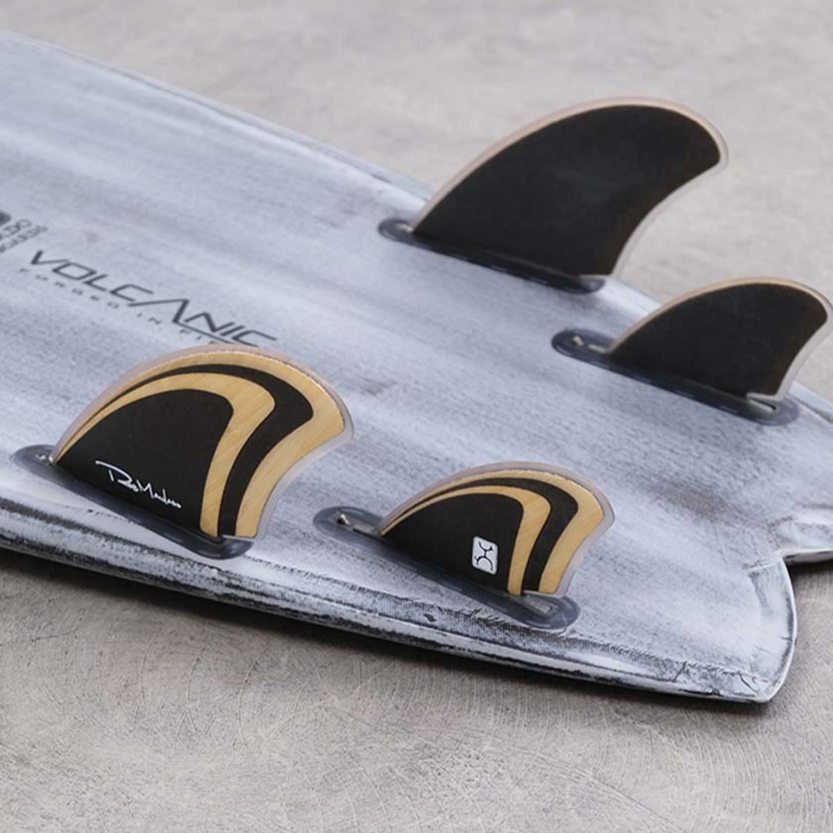 ENDORFINS QUAD - Machado Seaside Quad Fin - Single Tab - Bamboo/Black ...